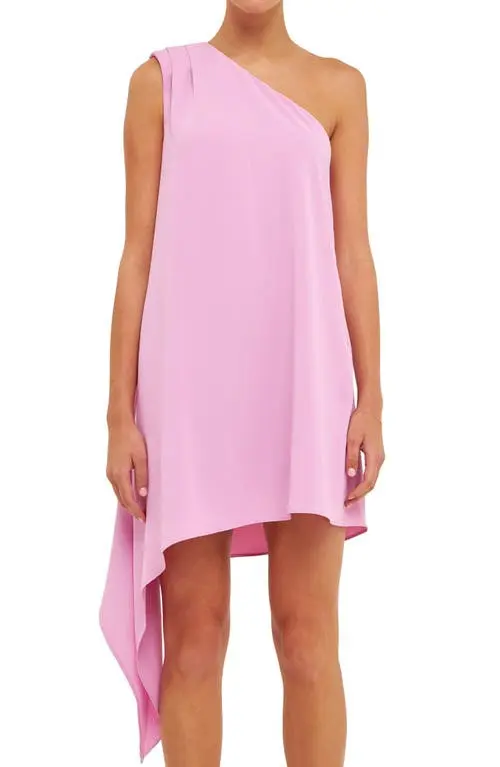 Endless Rose One-shoulder Asymmetric Dress