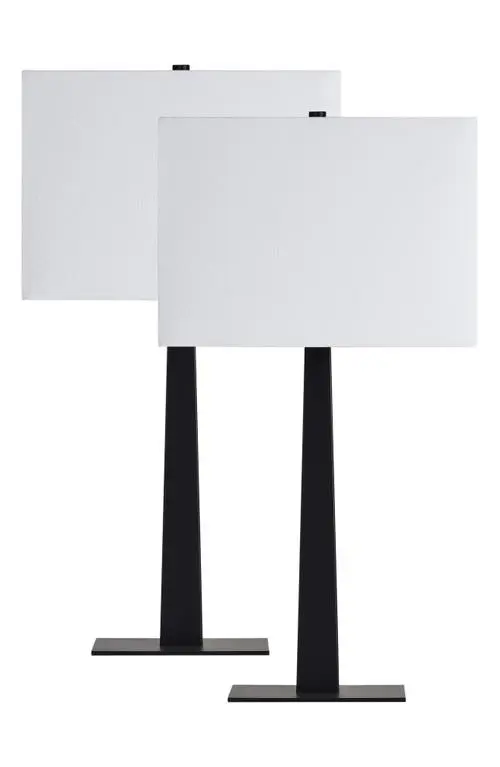 RENWIL Candace Set Of 2 Table Lamps - Matte Black