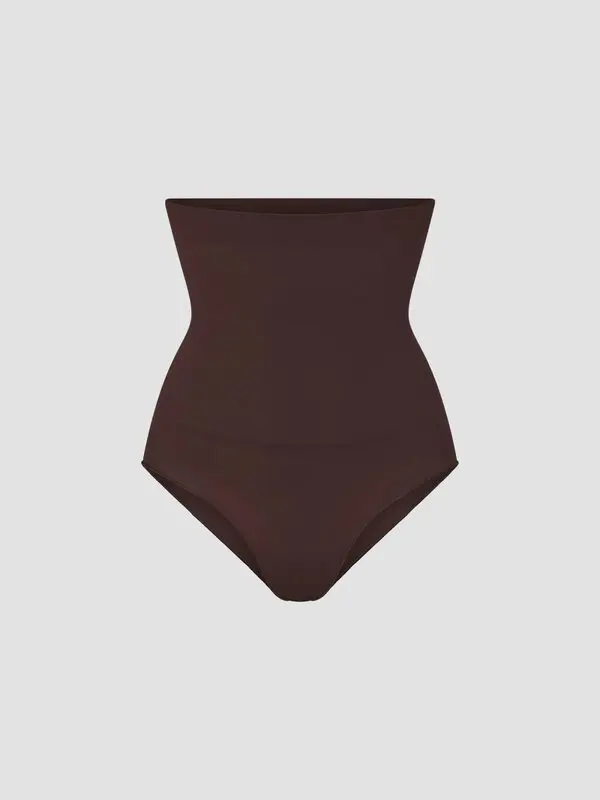SKIMS Core Strong High-waisted Brief - Cocoa