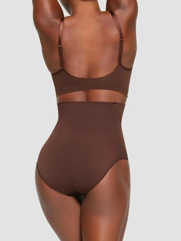 SKIMS Core Strong High-waisted Brief - Cocoa