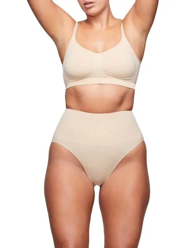 SKIMS Core Strong High-waisted Brief - Cocoa