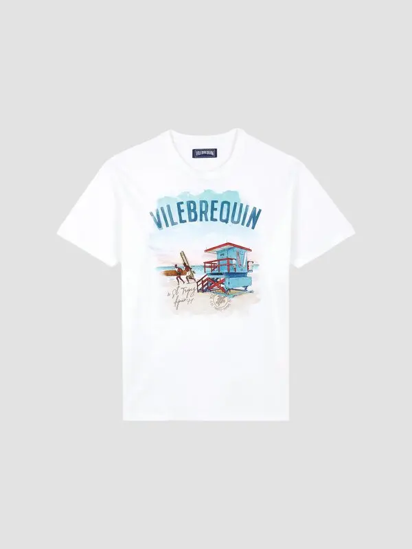 Vilebrequin Malibu Lifeguard House Graphic T-shirt