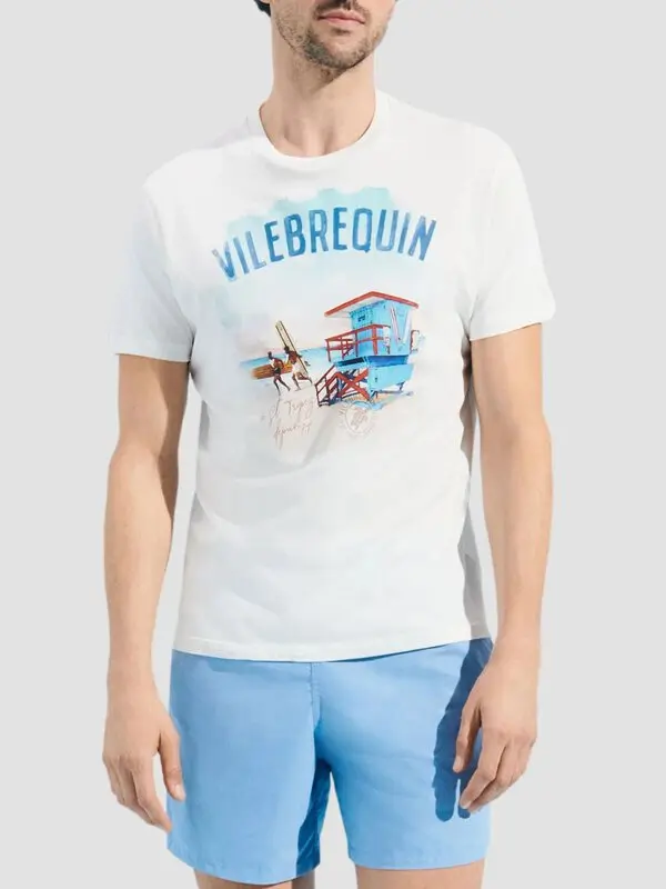 Vilebrequin Malibu Lifeguard House Graphic T-shirt