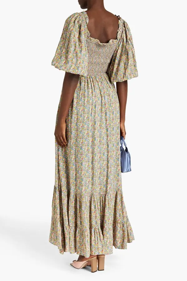 slim fit dress slacks byTiMo - Dotted Jacquard Maxi Dress Pistachio main image 0