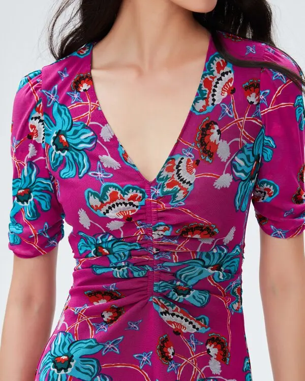 Diane Von Furstenberg Koren Reversible Mesh Dress