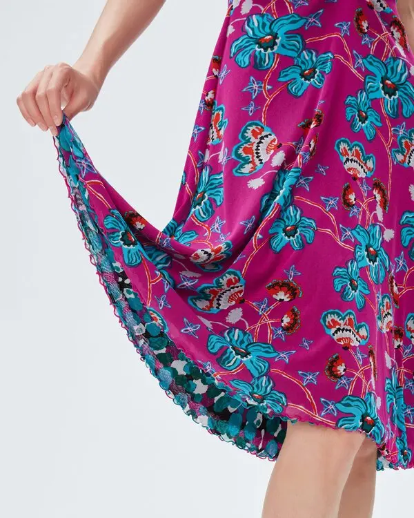 Diane Von Furstenberg Koren Reversible Mesh Dress