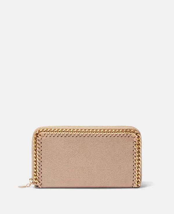 Stella McCartney Falabella Zip Continental Wallet - Clotted Cream