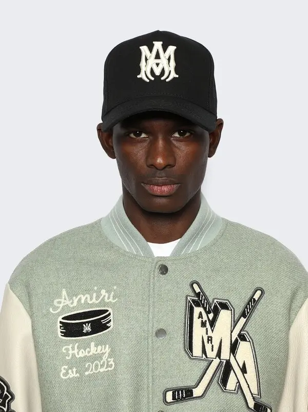 Amiri Ma Logo Canvas Hat - Black | Editorialist