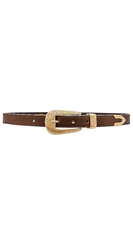 PETIT MOMENTS Phoenix Belt - Brown & Gold