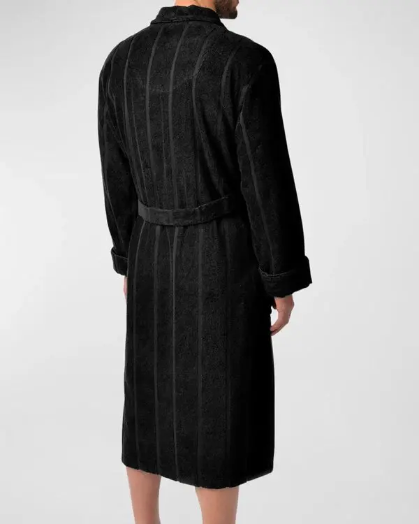 Majestic International Apos;s Ultra Lux Jacquard Shawl Robe - Evergreen