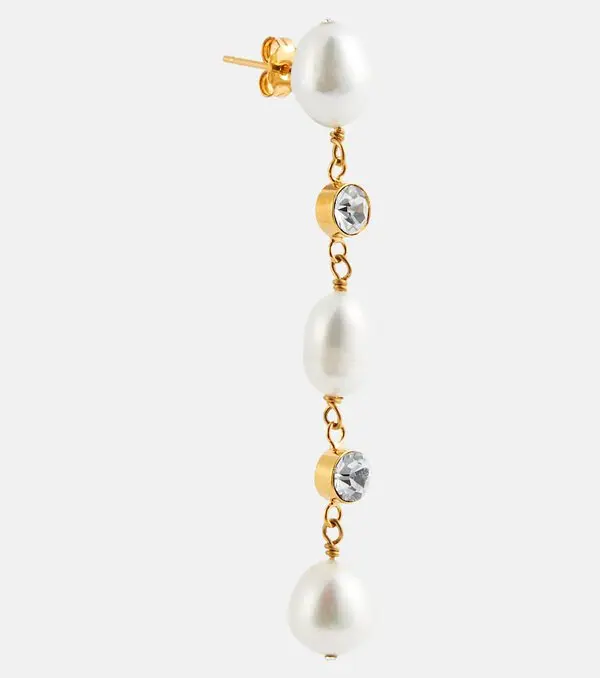 JENNIFER BEHR Chiara Embellished Drop Earrings