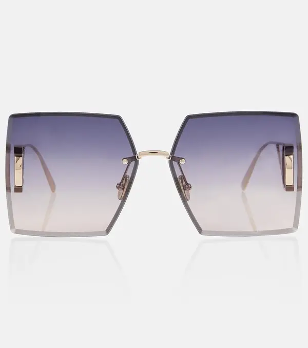 Dior 30montaigne S7u Square Sunglasses - Gold