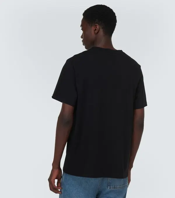Loewe Anagram Cotton Jersey T-shirt - Black