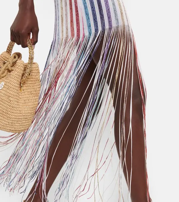 Missoni Striped Midi Dress - Multicoloured | Editorialist