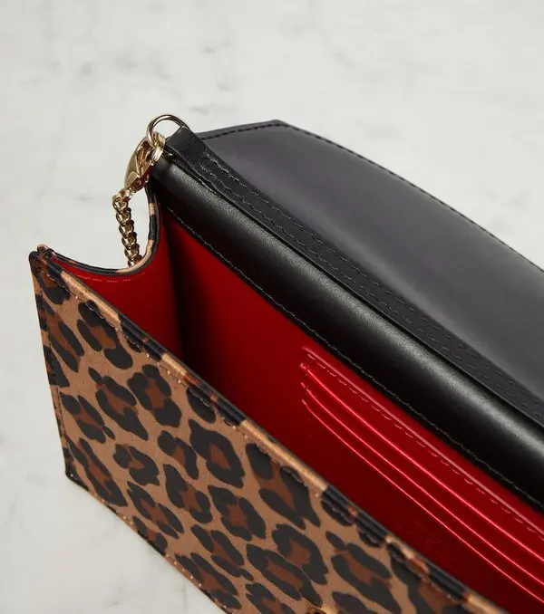 CHRISTIAN LOUBOUTIN Loubi54 Leopard-print Clutch - Multicoloured