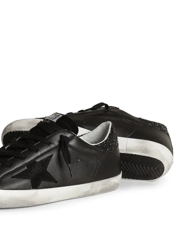 GOLDEN GOOSE Superstar Low Top Sneakers - Black