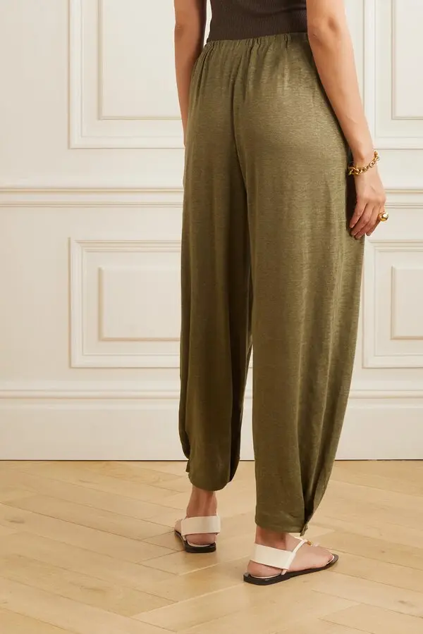 Loro Piana Linen Tapered Pants