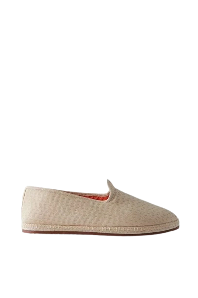 Loro Piana Laguna Furlane Matelassé Slippers - Neutrals