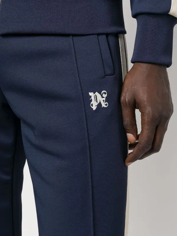 Palm Angels Embroidered-monogram Track Pants