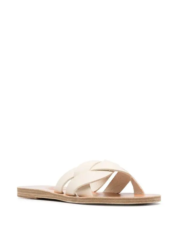 ANCIENT GREEK SANDALS Arachne Leather Slides