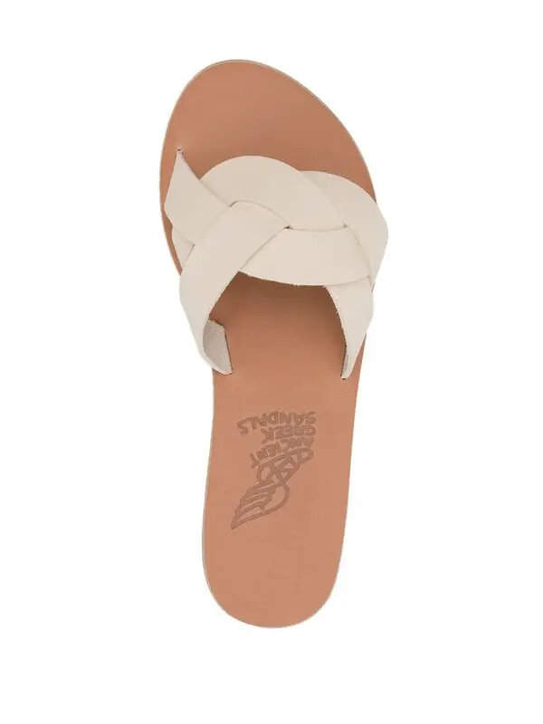 ANCIENT GREEK SANDALS Arachne Leather Slides