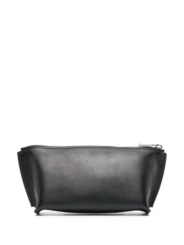 Dsquared2 Logo-plaque Leather Makeup Bag