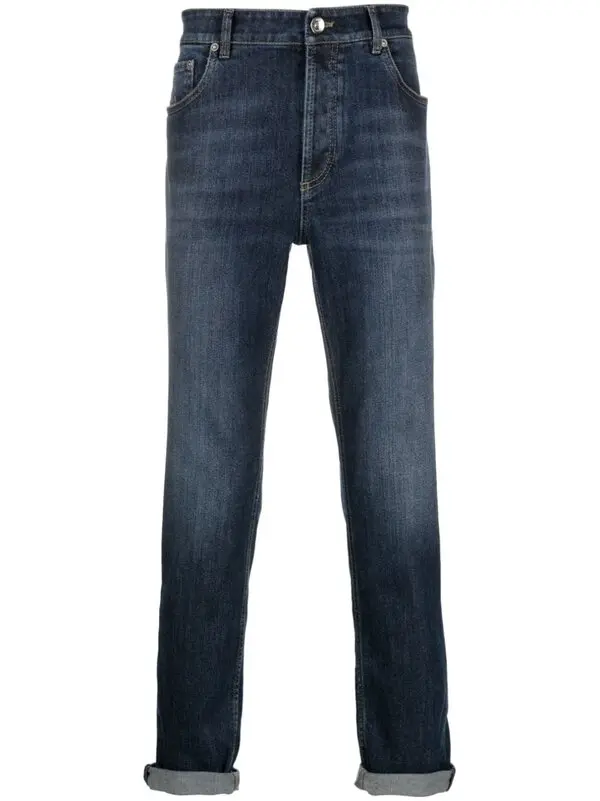 Brunello Cucinelli Mid-rise Jeans - Blue