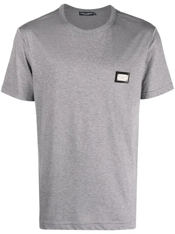 Dolce & Gabbana Dg Essentials Round-neck T-shirt - Grey