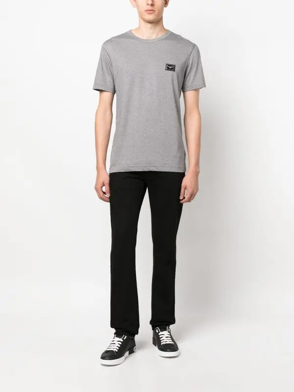 Dolce & Gabbana Dg Essentials Round-neck T-shirt - Grey