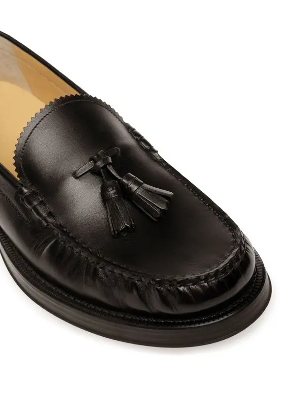 Bally Leather Slip-on Loafers