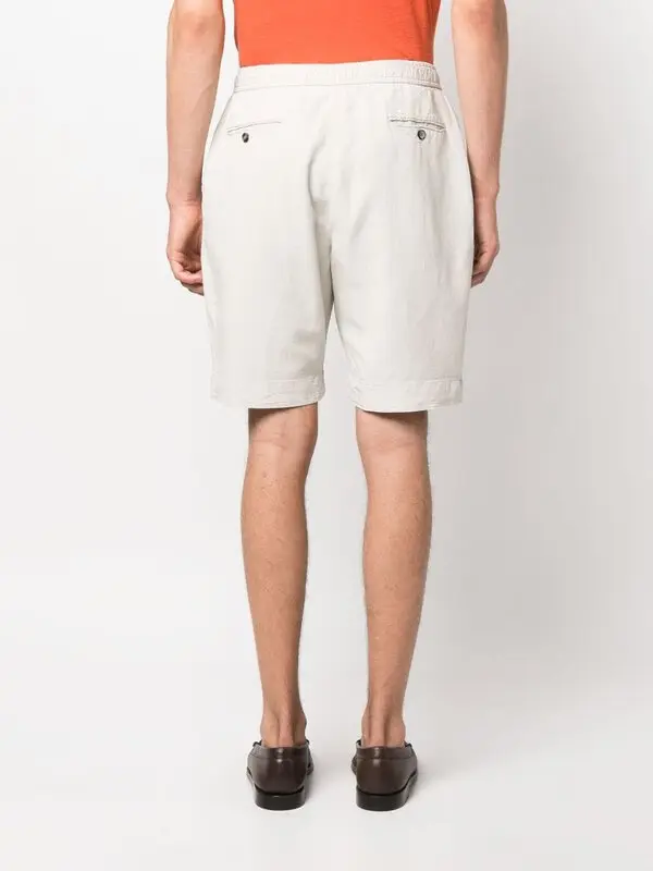Officine Générale Phil Lyocell-blend Shorts - Neutrals