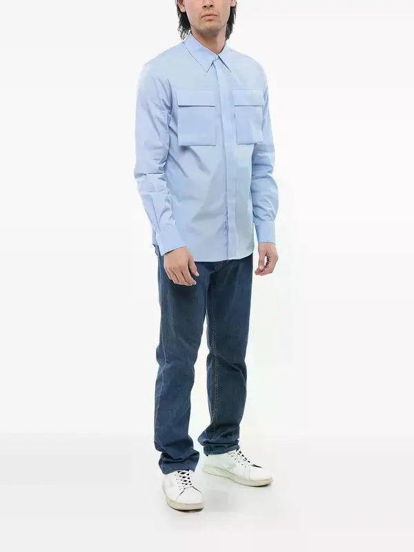 Alexander McQueen Military Pocket Cotton Shirt