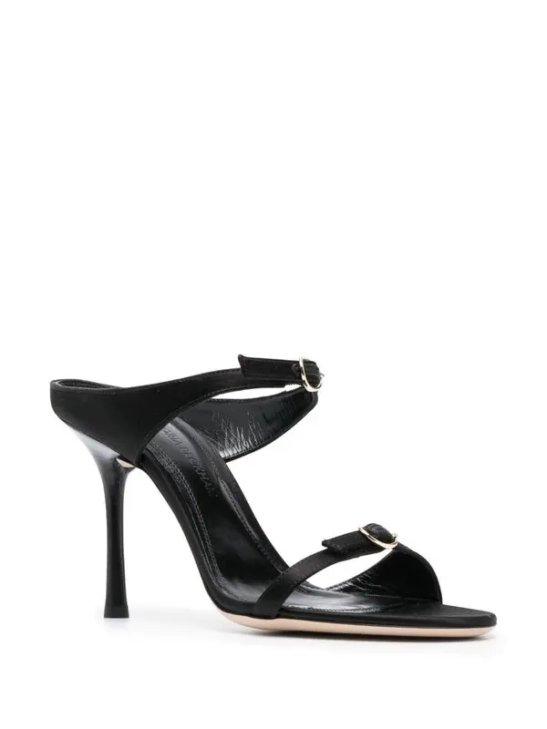 Victoria Beckham Buckle-embellished Leather Sandals