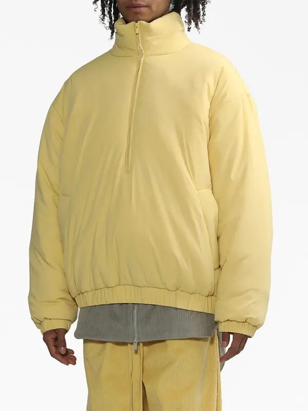 Fear Of God Logo Patch Puffer Jacket - Yellow