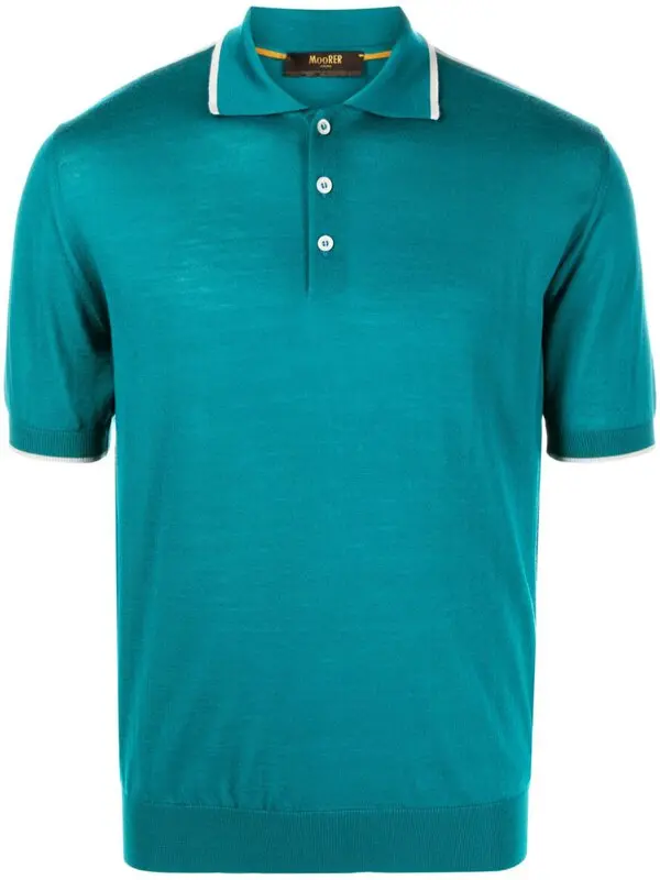 MOORER Gavotti-mll Cotton Polo Shirt