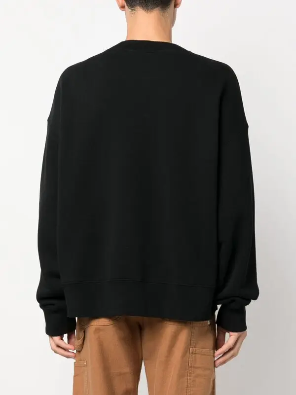 Palm Angels Logo-print Cotton Sweatshirt