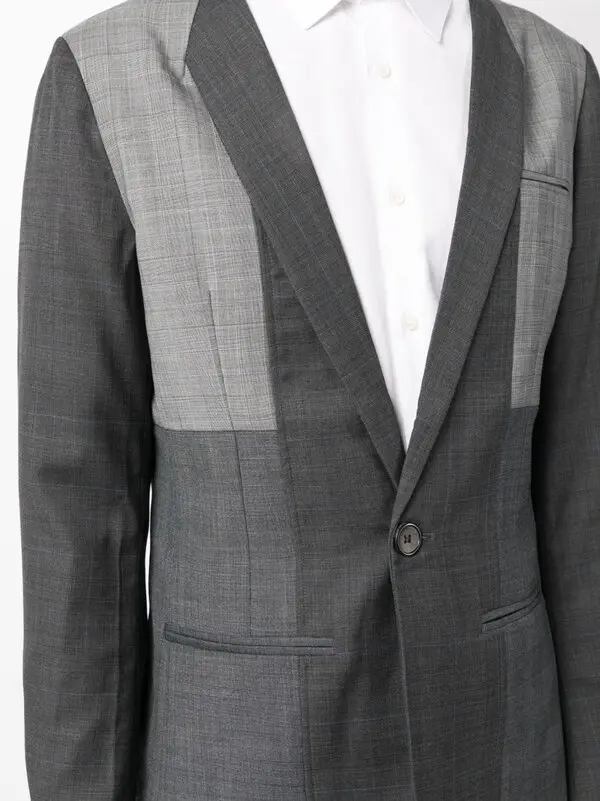 PRIVATE STOCK LABS The Martel Shawl-lapels Blazer - Grey