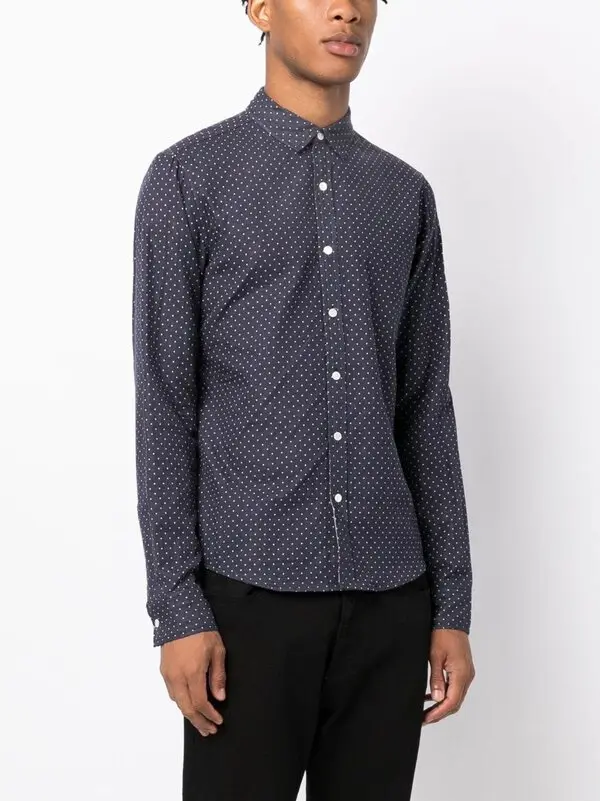PRIVATE STOCK LABS The Vital Polka-dot Print Shirt