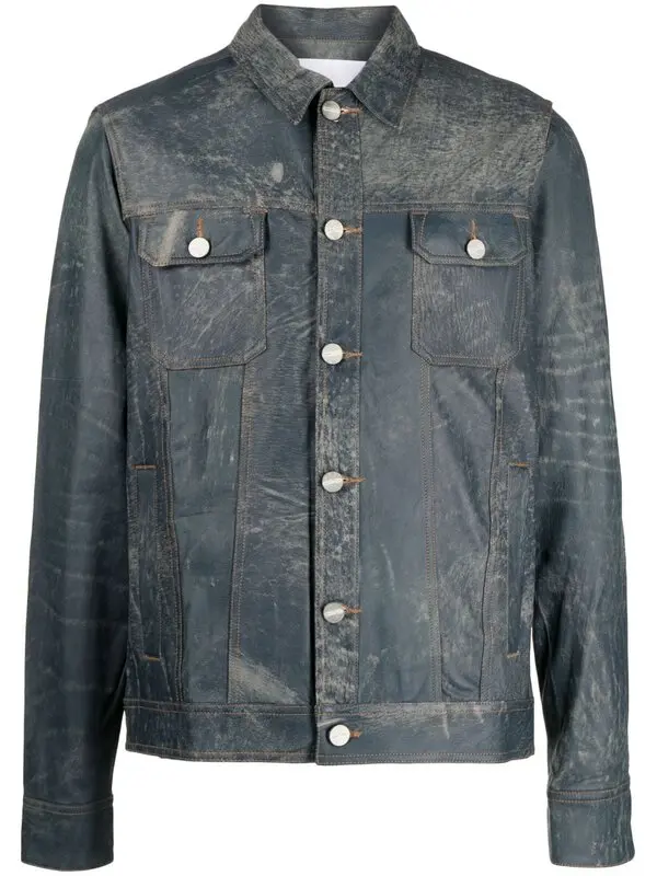 PRIVATE STOCK LABS Distressed-effect Jacket