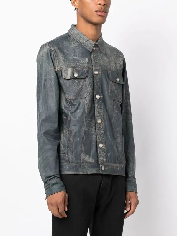 PRIVATE STOCK LABS Distressed-effect Jacket