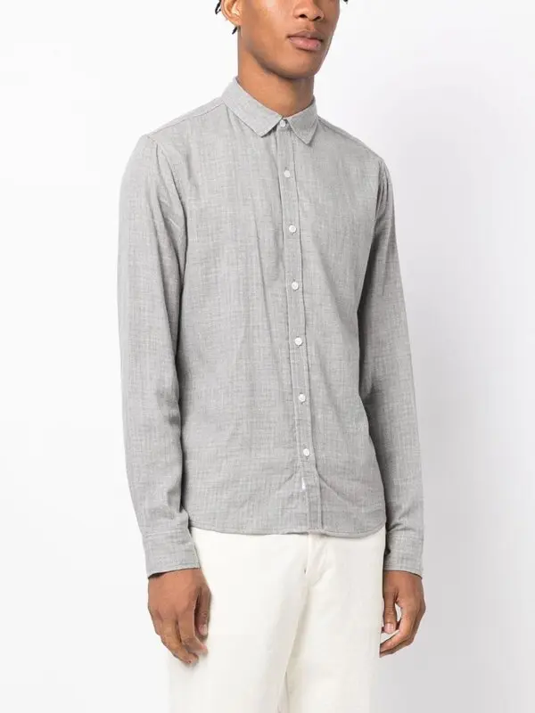 PRIVATE STOCK LABS The Vital Long-sleeve Shirt - Grey