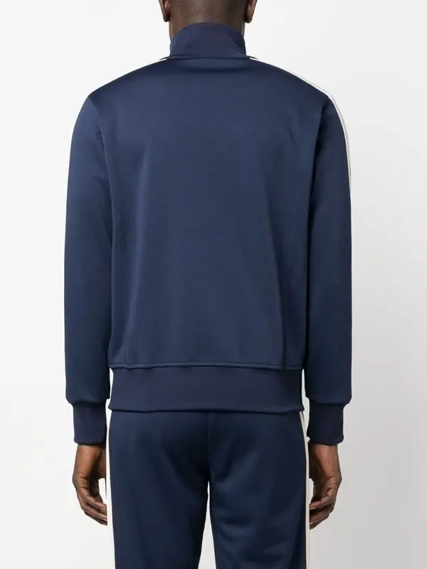 Palm Angels Logo-embroidered Track Jacket - Blue