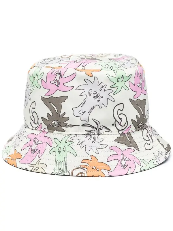 Palm Angels Reversible Bucket Hat - Black