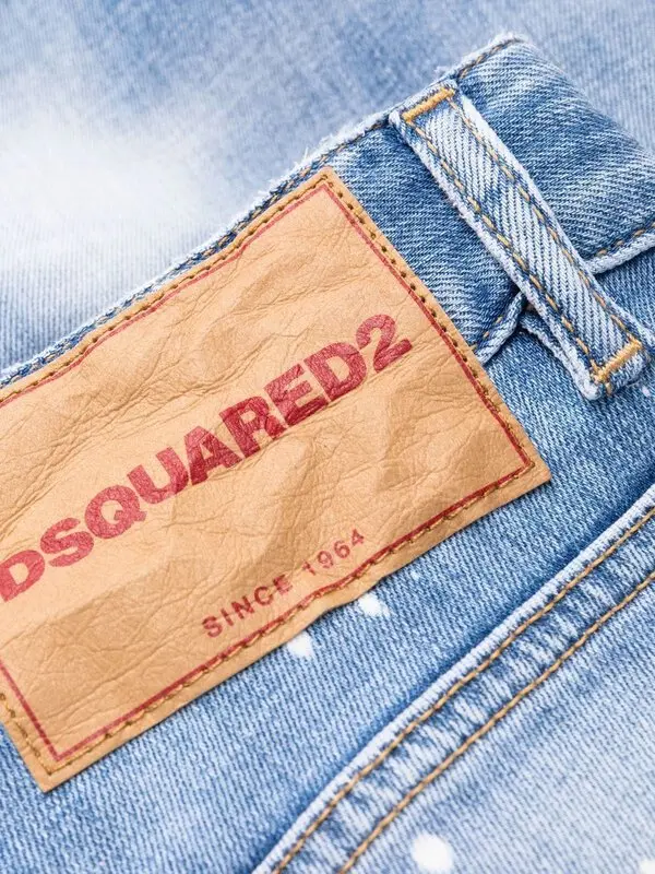 Dsquared2 Distressed Cropped Jeans