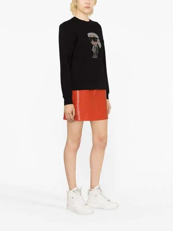 Karl Lagerfeld Ikon 2.0 Embellished Sweatshirt