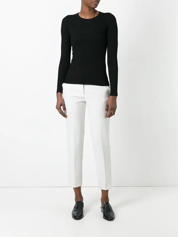 Theory Mirzi Ribbed Knit Jumper