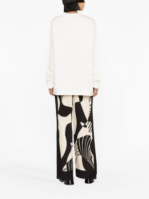 JIL SANDER Logo-print Cotton Sweatshirt - White