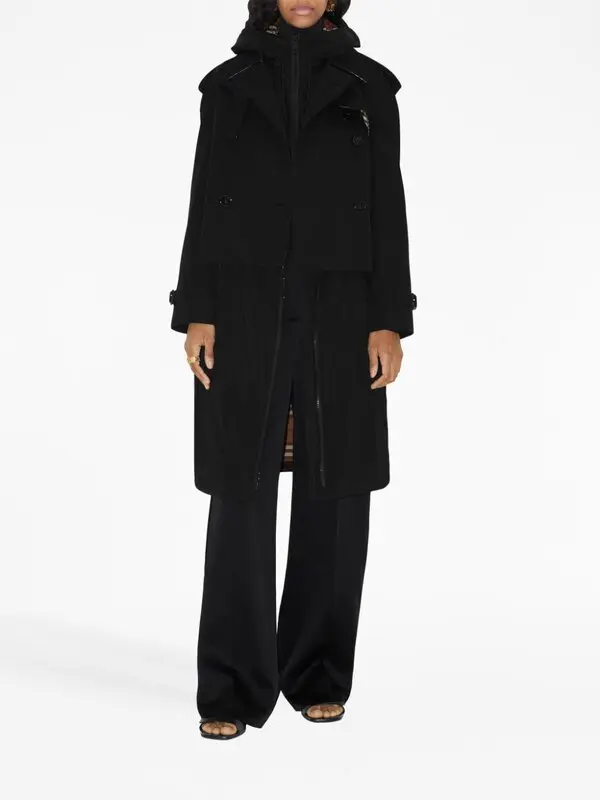 Burberry Double-breasted Cropped Trench Coat