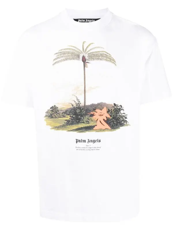 Palm Angels Enzo From The Tropics' T-shirt - White