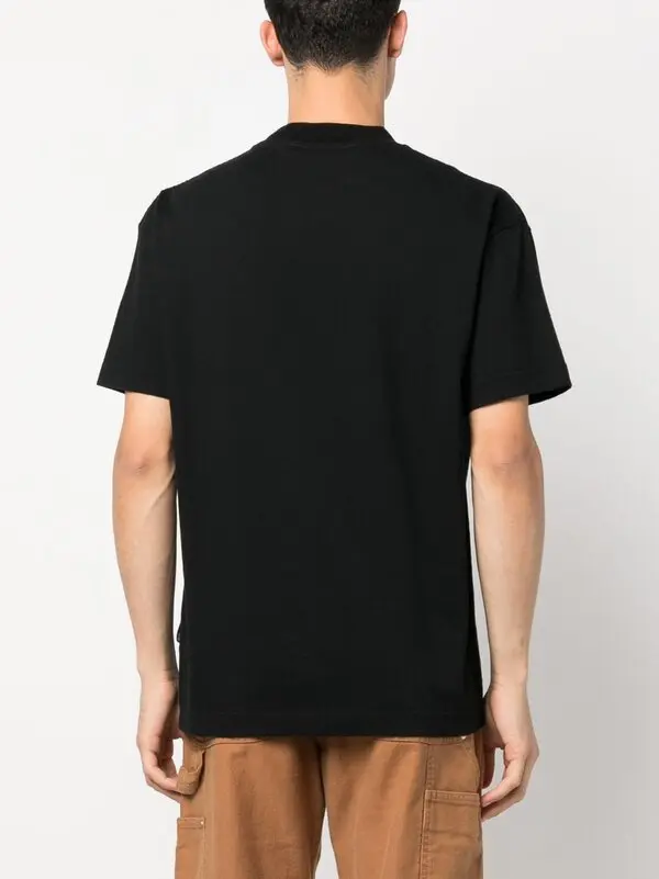 Palm Angels Jungle-print Organic Cotton T-shirt